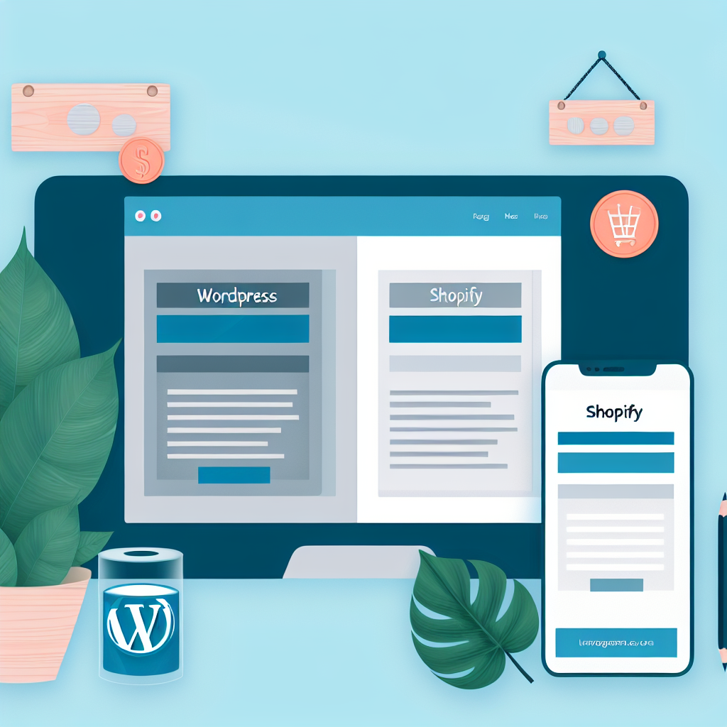WordPress vs Shopify pour un site e commerce – guide complet